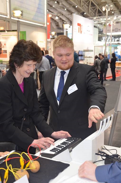 OES präsentierte SenSa auf der Hannover Messe 2019 – SenSa – Sensorik Sachsen