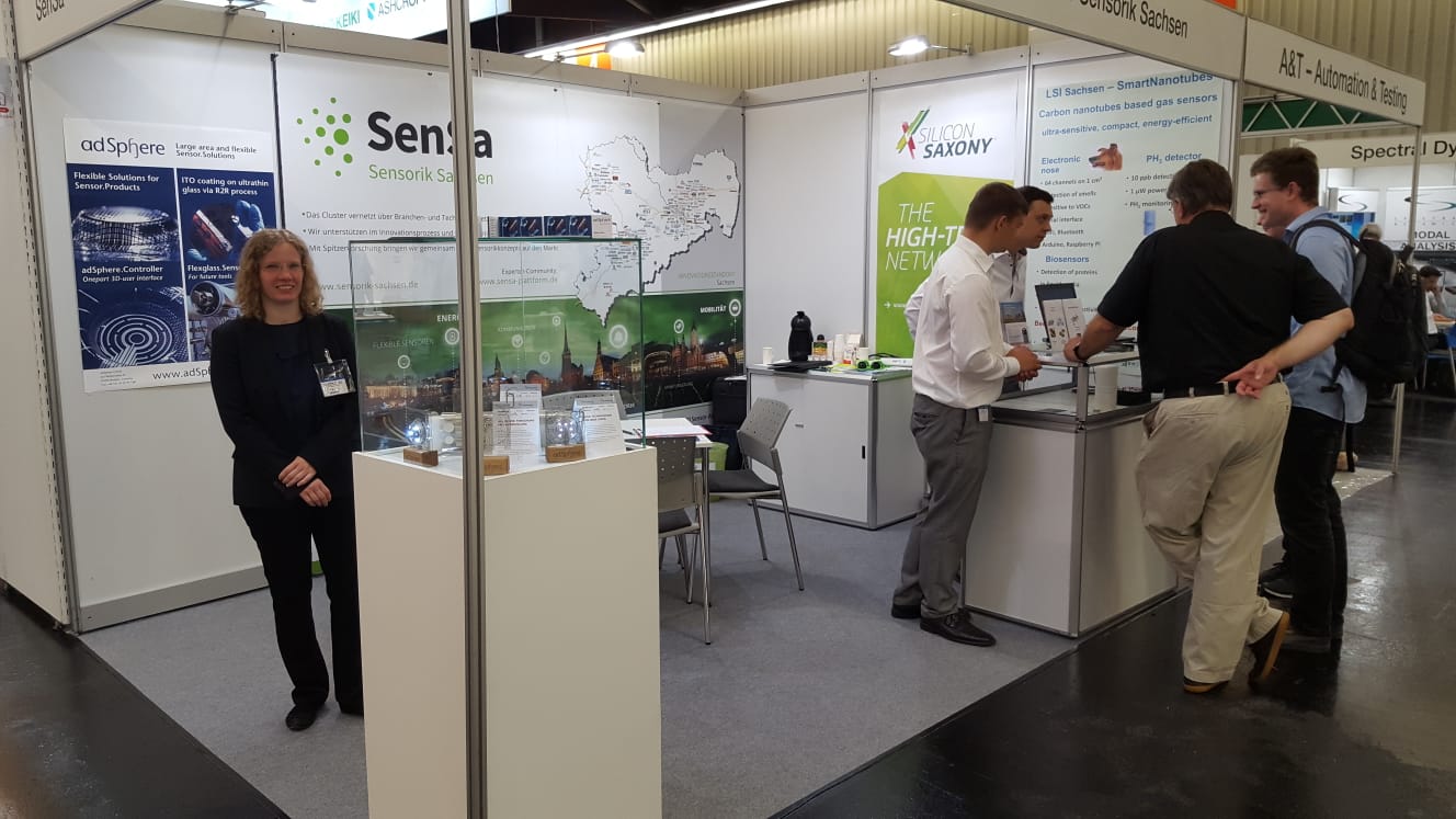 Silicon Saxony präsentierte Sensorik Sachsen (SenSa) auf der Sensor ...